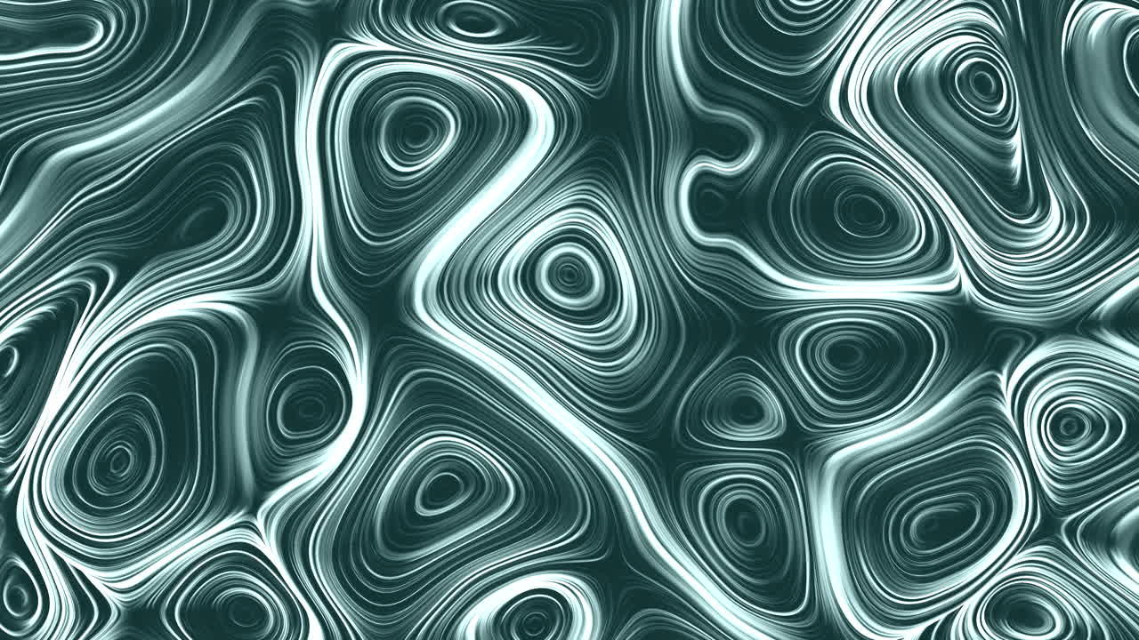 Premium stock video - Elegance green gradient waves pattern