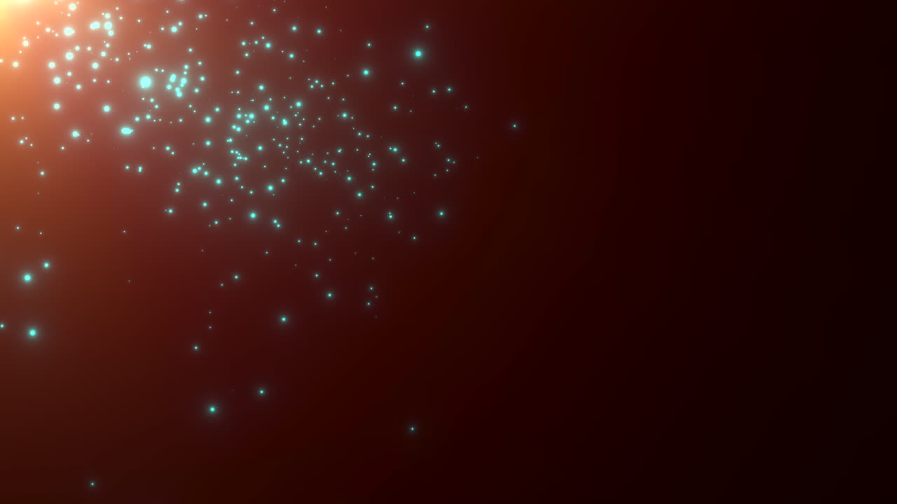 Premium stock video - Green glitters and stars in dark starry fields of ...