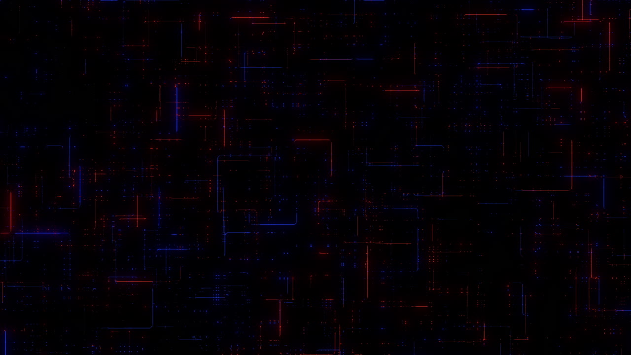 Premium stock video - Digital lines pattern with glitch effect on black ...