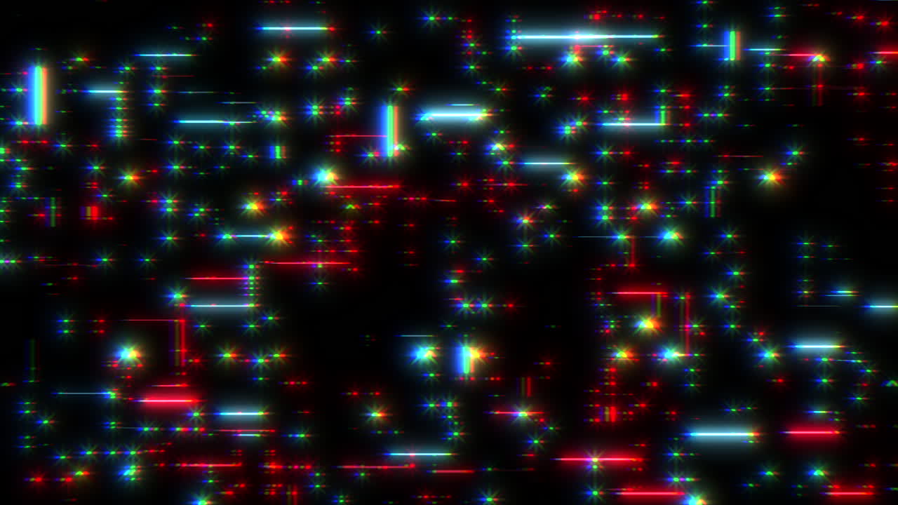 Premium stock video - Digital lines and elements pattern with glitch ...