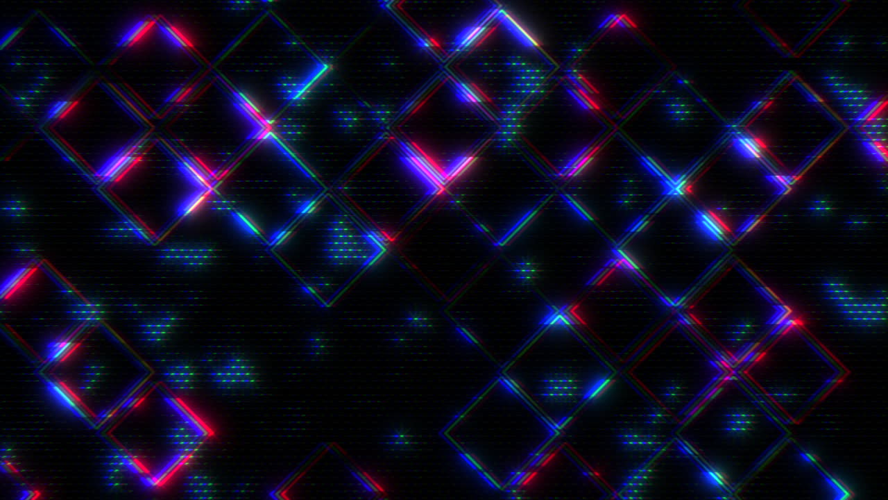 Premium stock video - Digital lines and elements pattern with glitch ...