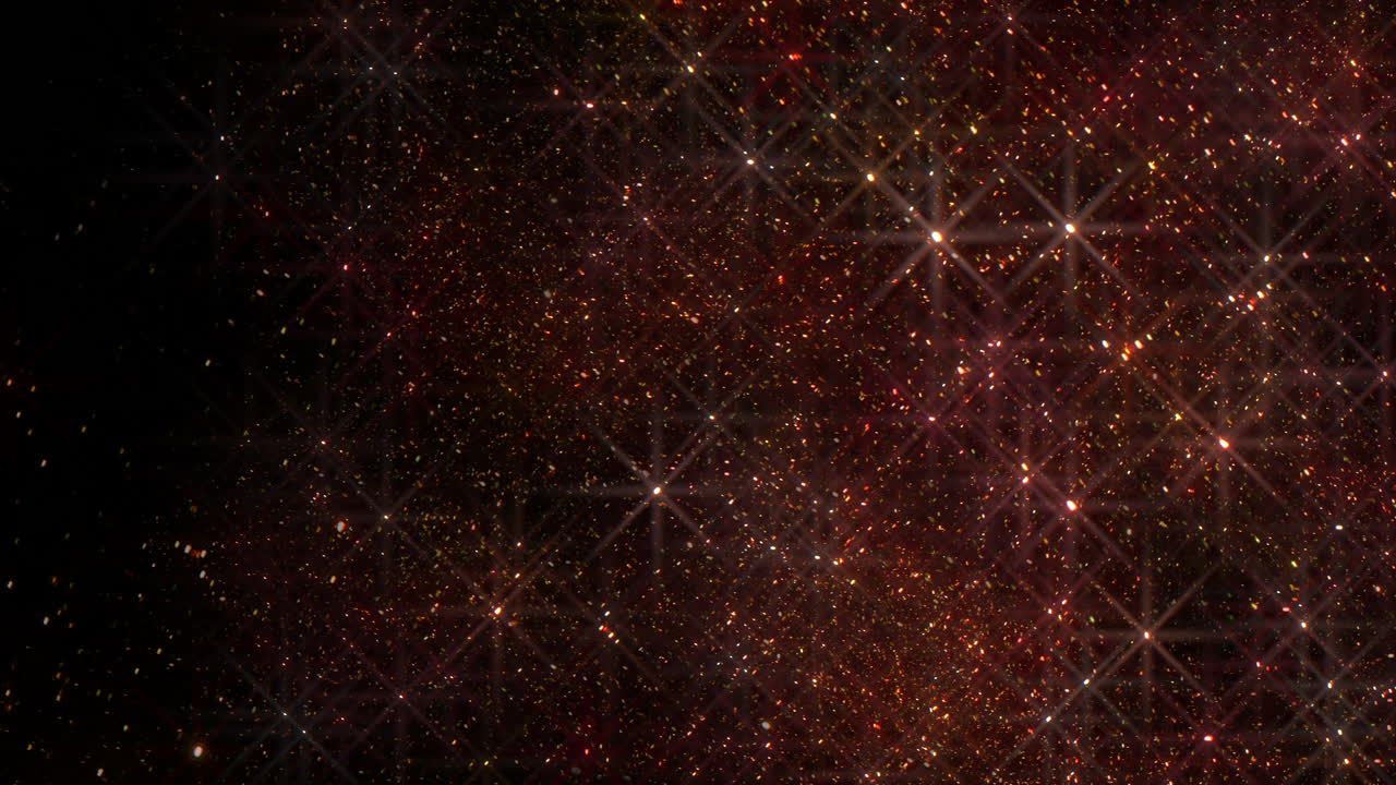 Premium stock video - Dark red galaxy with starry fields and fly ...