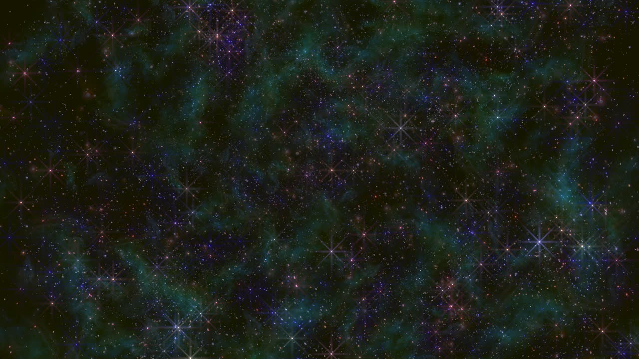 Premium stock video - Starry fields and fly glitters, stars and dust in ...