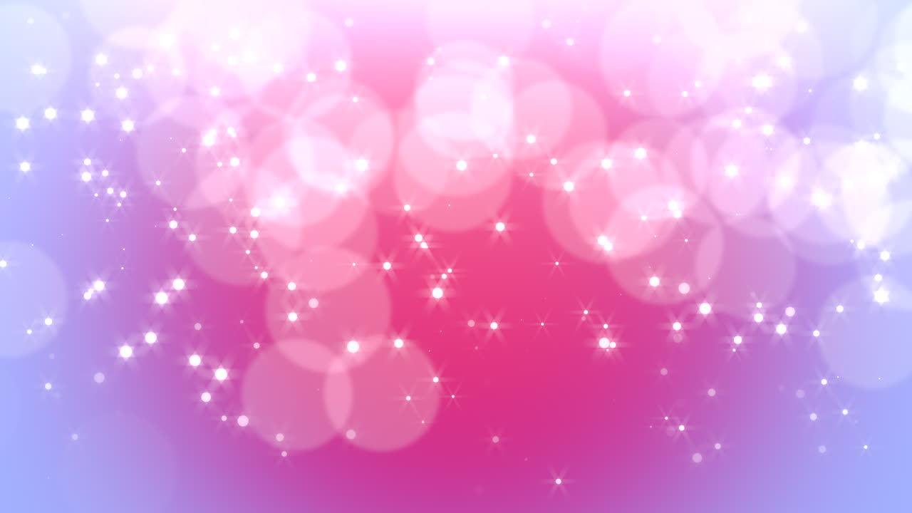 Premium stock video - White round particles and glitters falling in ...