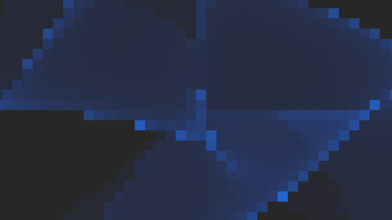 Premium stock video - 8 bit pattern with blue pixels