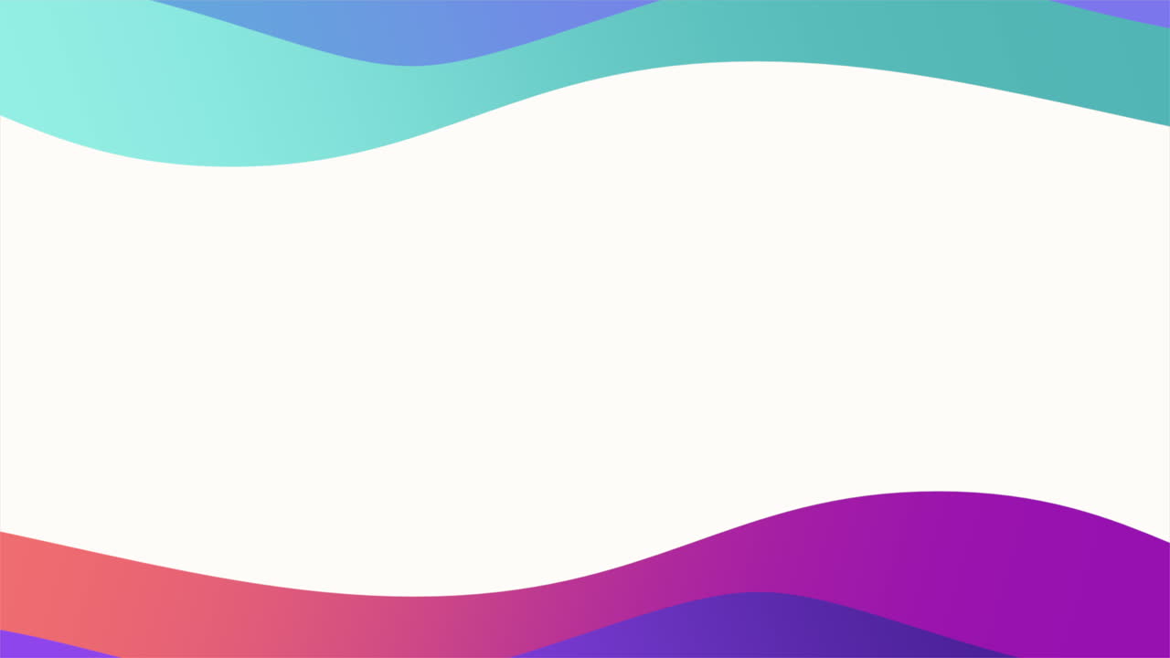 Premium stock video - Gradient rainbow waves pattern