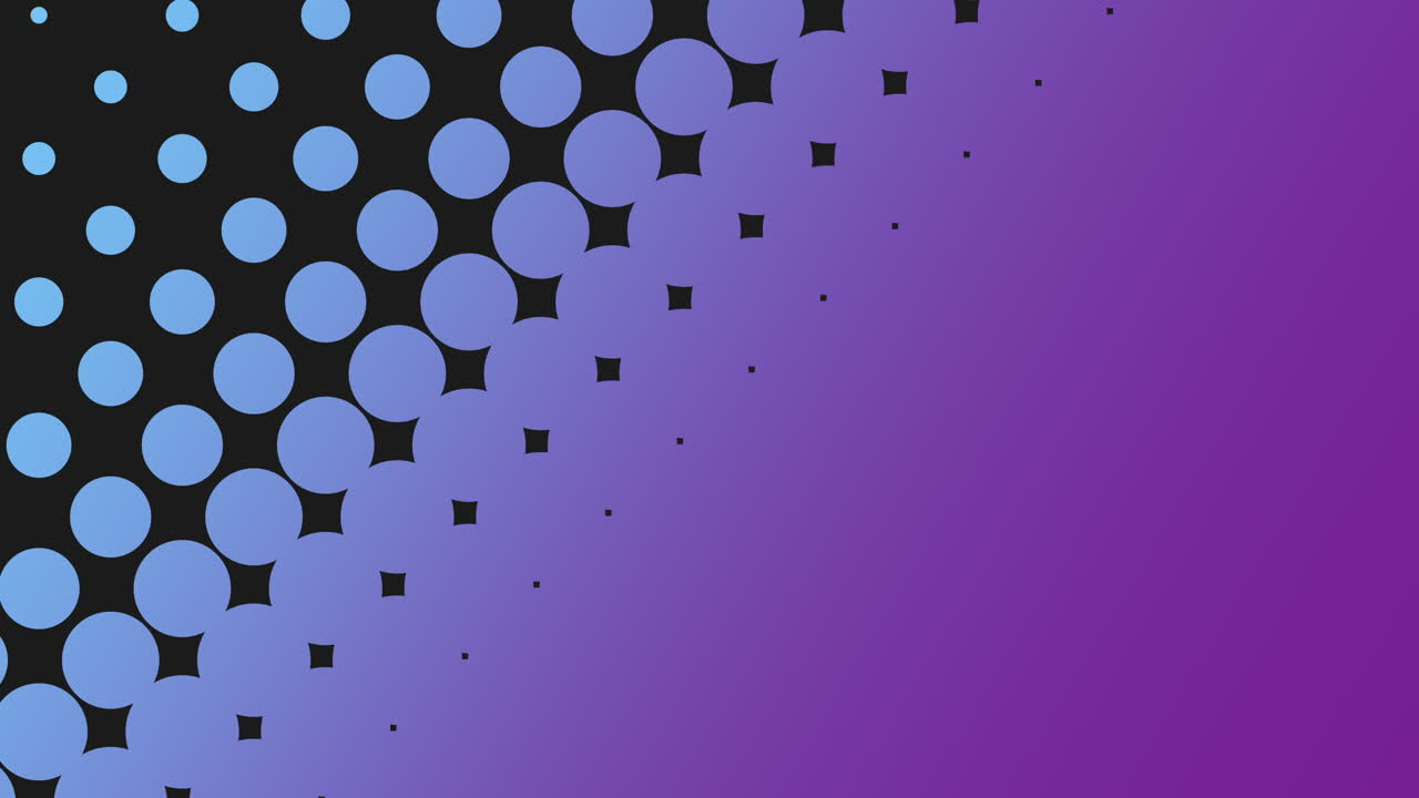 Premium stock video - Colorful geometric dots pattern in 80s style