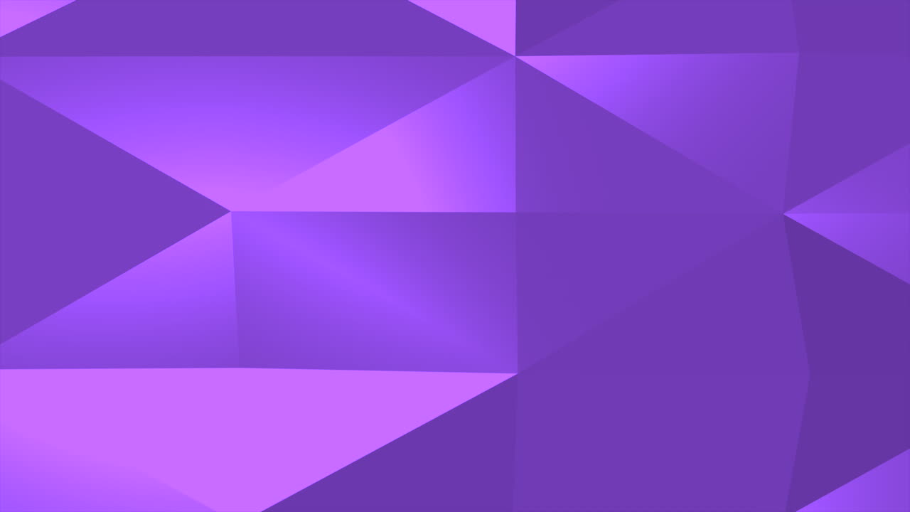 Premium stock video - Big purple low poly geometric shapes