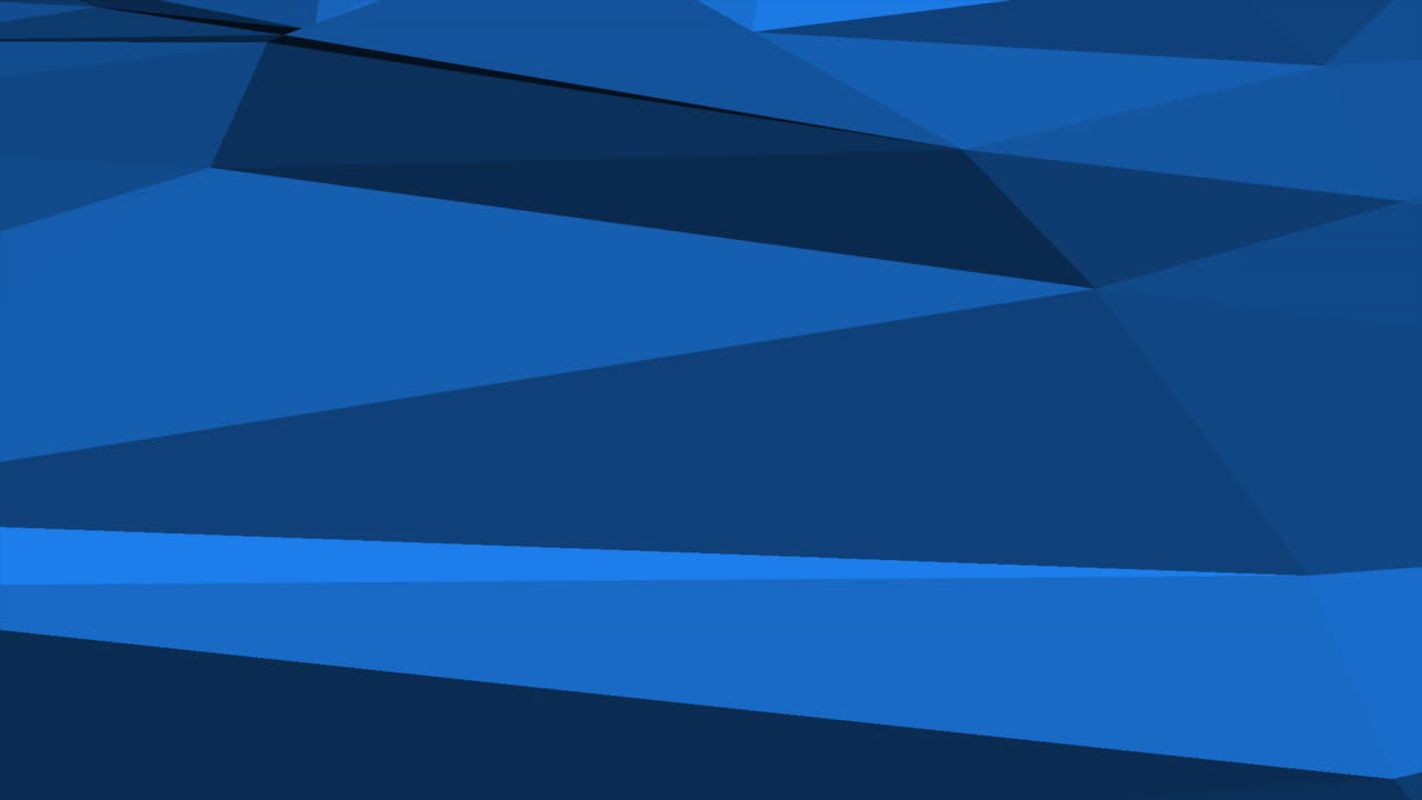 Premium stock video - Big blue low poly geometric shapes