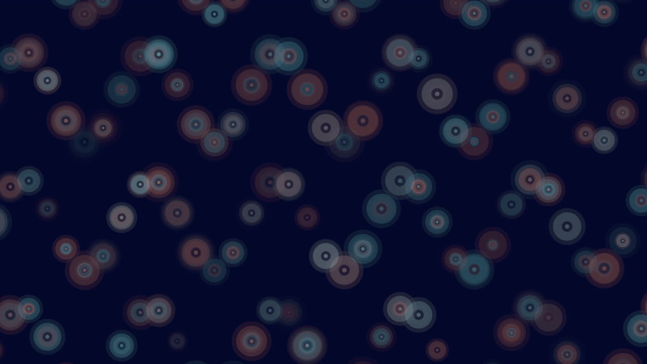 Premium stock video - Rainbow dots pattern with neon gradient