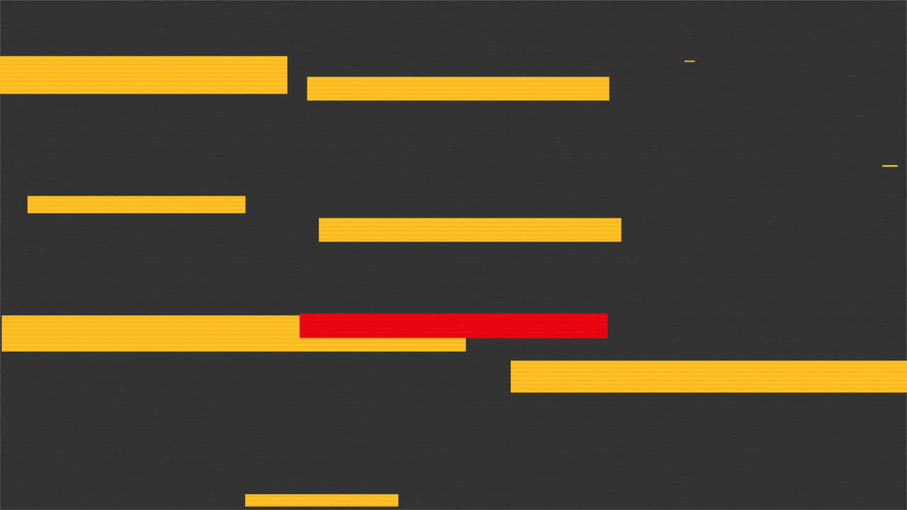 Premium stock video - Red and yellow geometric lines pattern