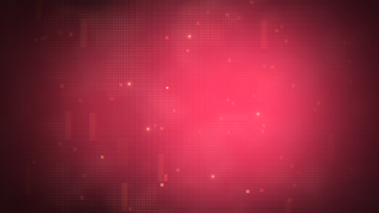 Premium stock video - Light effect and red grid