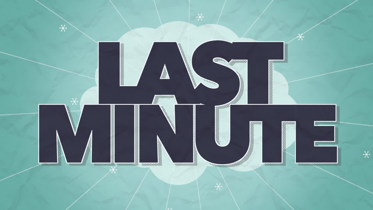 Premium stock video - Last minute on cloud with retro lines