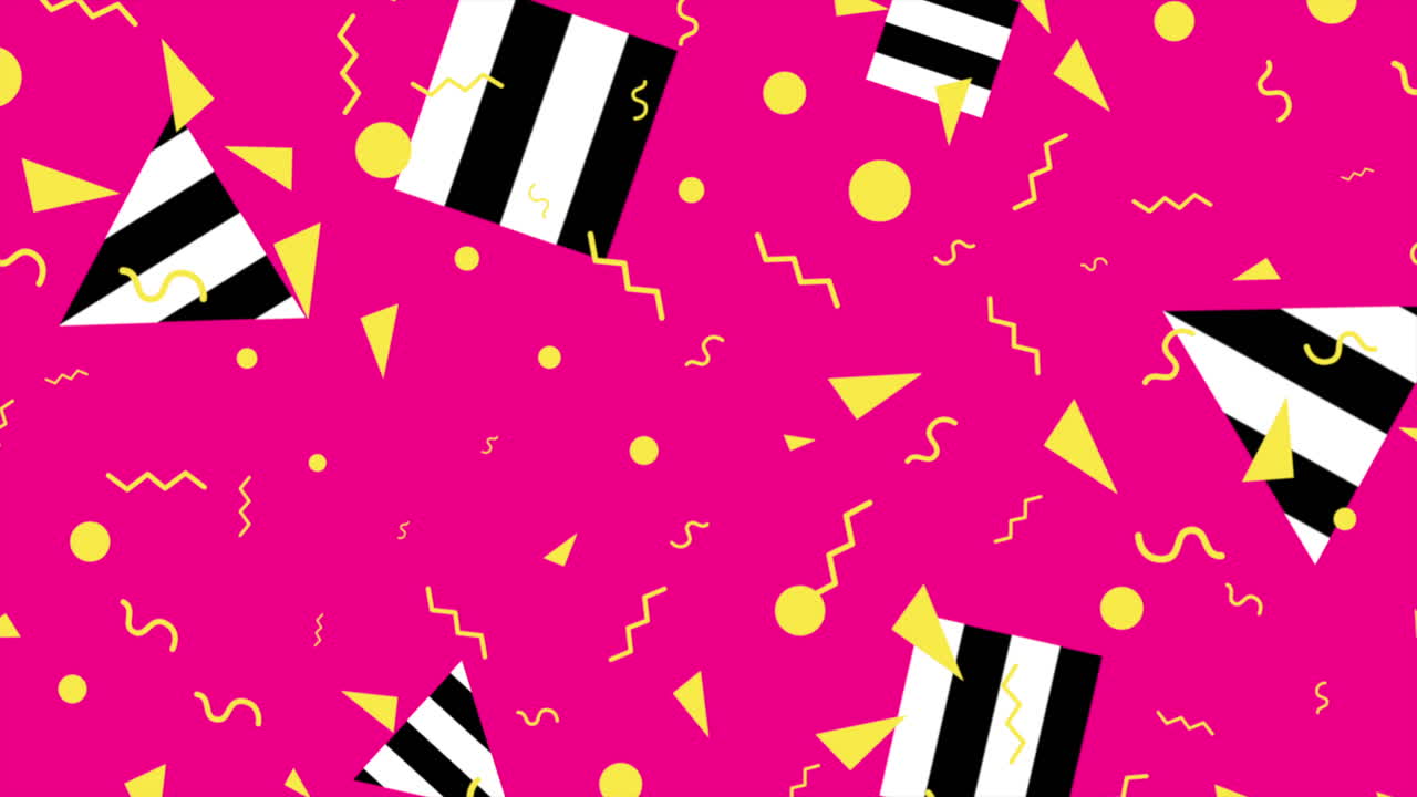 Premium stock video - Modern style pattern with geometric squares and ...