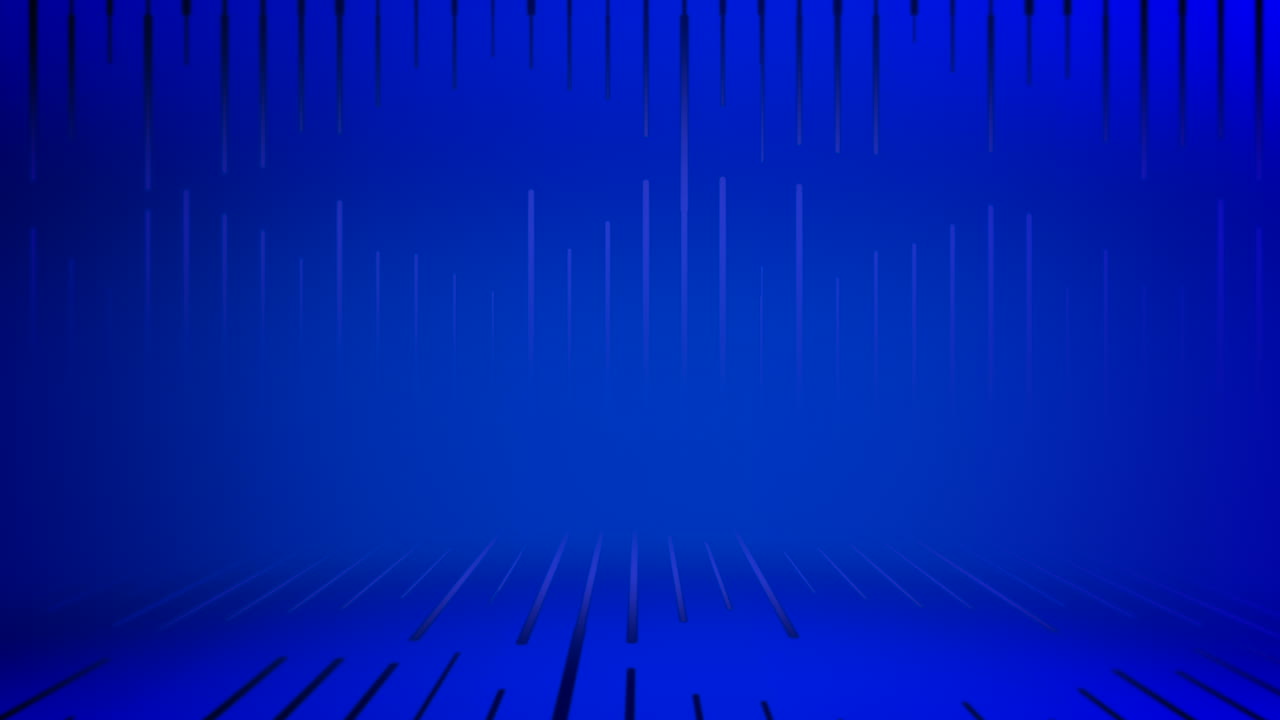 Premium stock video - Blue gradient pattern with geometric lines